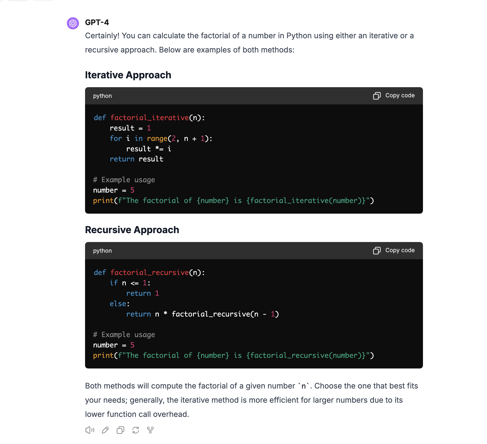 Chat Examples - LLMINSPECT DOCUMENTATION